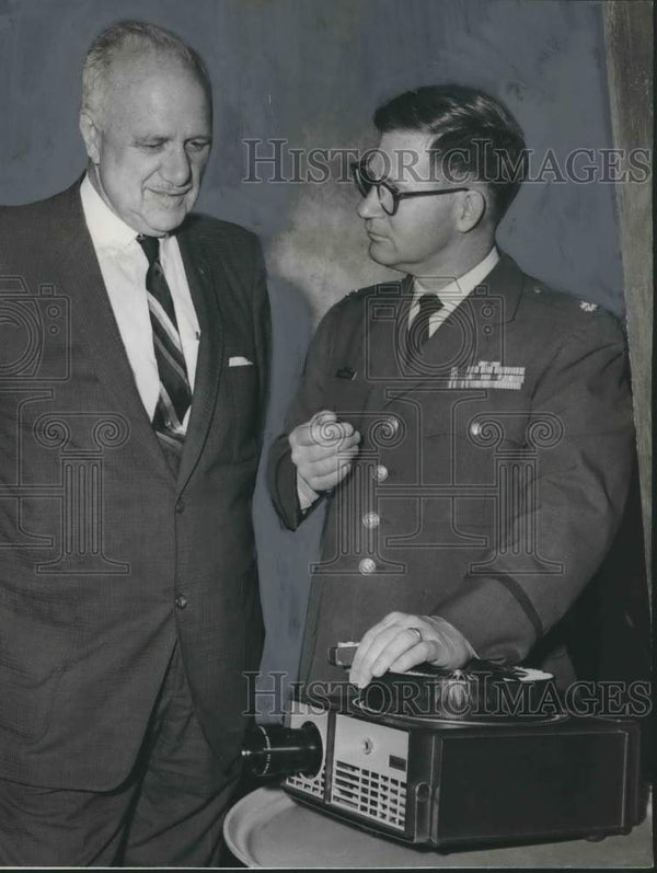 1964, Pilot Glenn Messer and Mjr. Bill Francis, Air Force Association ...