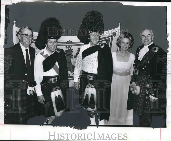 1976, Gathering of the Clans in Kilts with Reverend Dougald Maclean ...