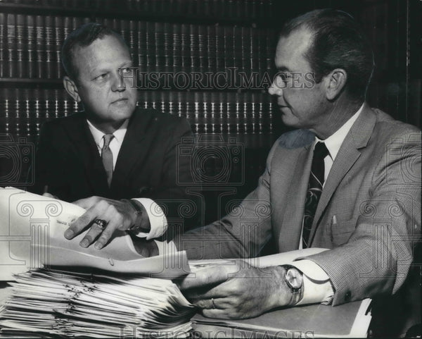 1969, District Attorney Earl C. Morgan & Grand Jury Foreman Seawel ...