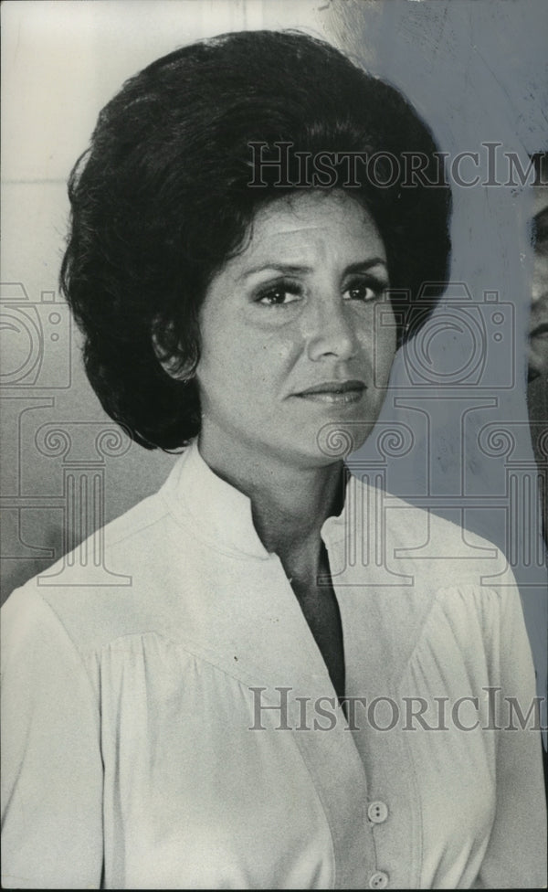 1976 Press Photo Mrs. Cornelia Wallace, Wife of Alabama Governor Georg ...