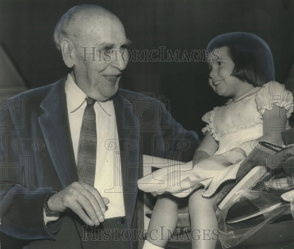 1956 Louis Pizitz Cuts Ribbon at Opening of Bessemer Pizitz Store ...