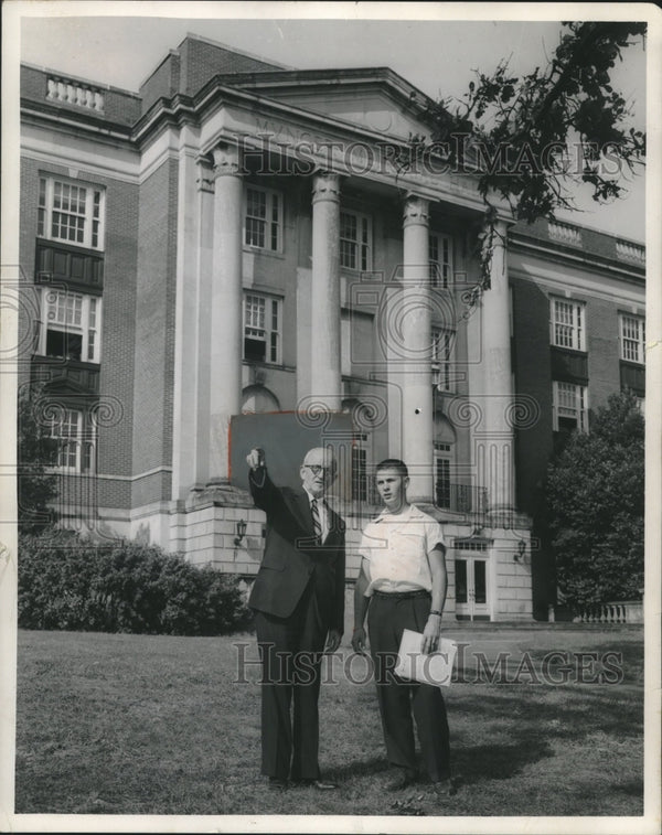 1956 Dr. Guy Snavely of Birmingham Southern College and Second Man ...