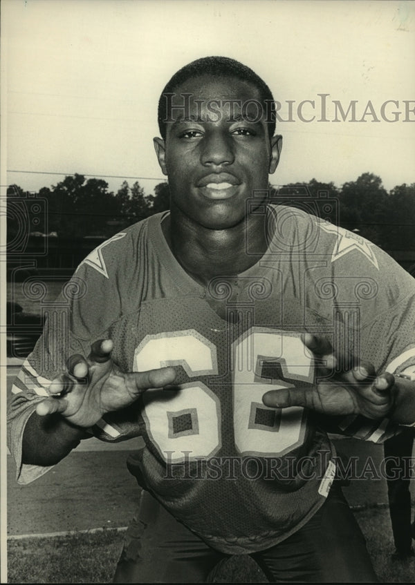 1984 Press Photo Banks Football Player Leroy Miles - abns08102 ...
