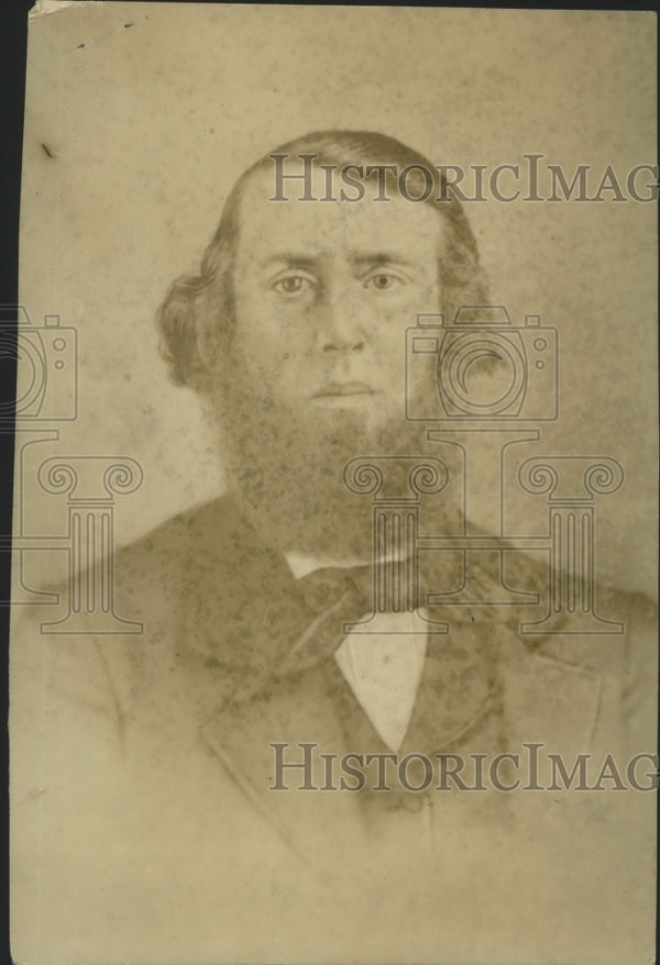 Press Photo Illustrated 1801 Portrait of James B. Moore, Alabama Pione ...
