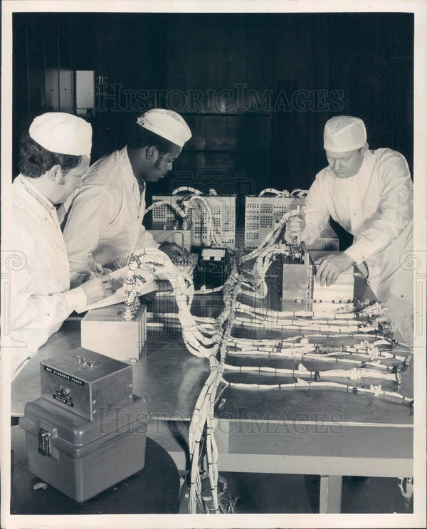 1973 Honeywell Aerospace Spacecraft Intercom System Press Photo ...