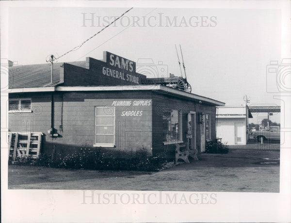 1975 Hopewell Florida Sam's General Store Press Photo - Historic Images