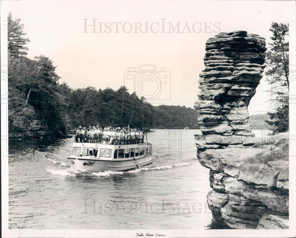 1964 Wisconsin Dells Tour Boat Chief Press Photo - Historic Images