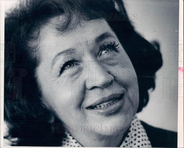 1973 Psychic & Astrologer Columnist Jeane Dixon Press Photo - Historic ...