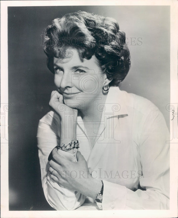 1960 Hollywood Actress & Comedian Peggy Cass Press Photo - Historic Images