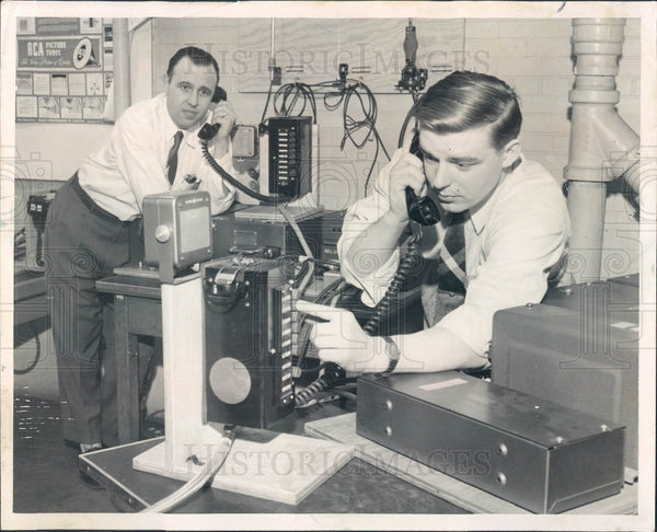 1955 Illinois Bell Telephone Company Training School Press Photo ...
