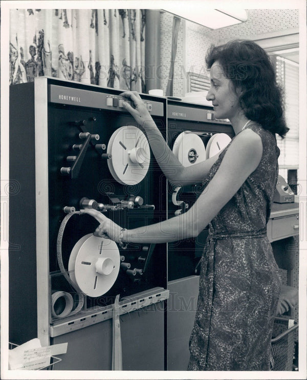 1966 St. Petersburg, Florida Times Honeywell Computer Press Photo ...