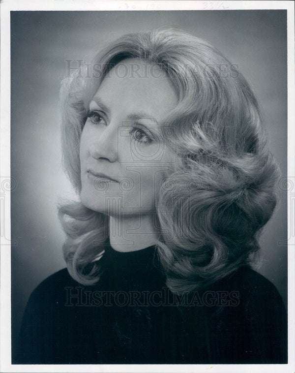 1973 Opera Singer Sharon Harrison Press Photo - Historic Images