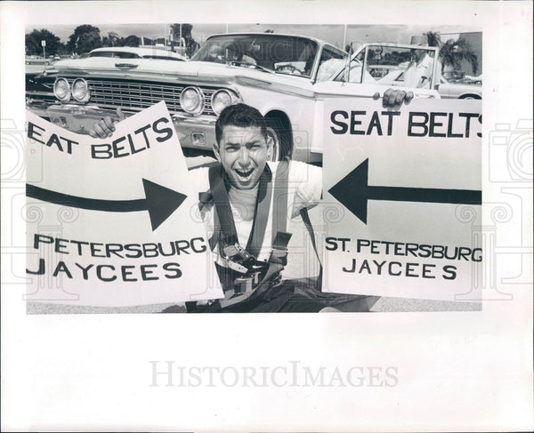 1964 St. Petersburg, Florida Jaycees Seat Belt Drive, Joe Ademy Press ...