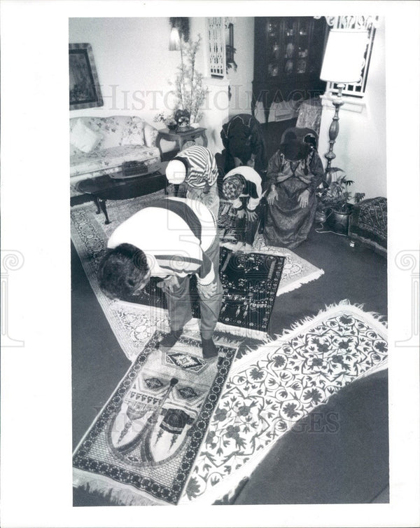 1992 Detroit, Michigan Muslims The Begg Family Press Photo - Historic ...
