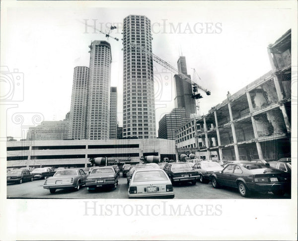 1984 Chicago, Illinois Presidential Towers Construction Press Photo ...