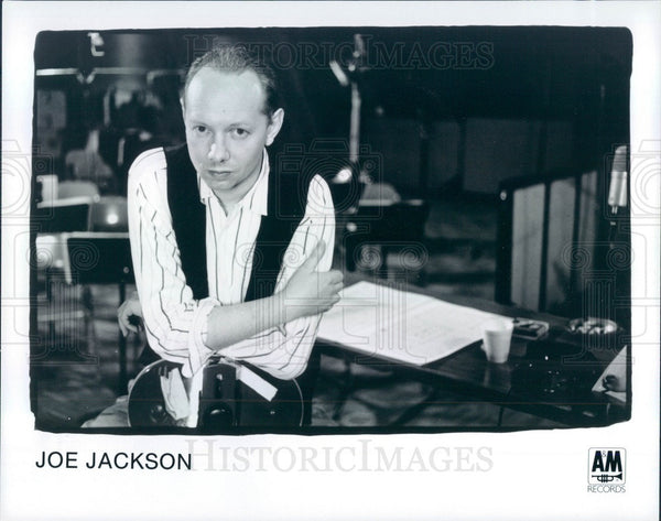 1988 English Punk/Pop/Jazz/Classical Musician/Singer Joe Jackson Press ...