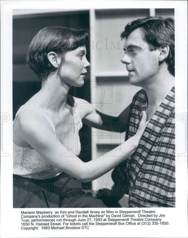 1993 Hollywood Actors Mariann Mayberry & Randall Arney Press Photo ...