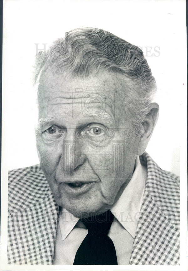 1979 American Hollywood Actor Ralph Bellamy Press Photo - Historic Images