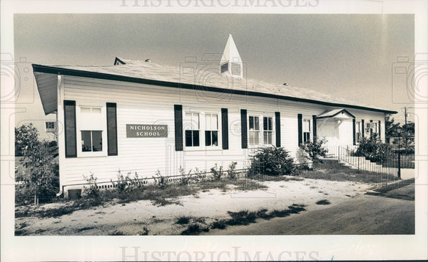 1975 St Petersburg, Florida 1790s Style Nicholson School Press Photo ...