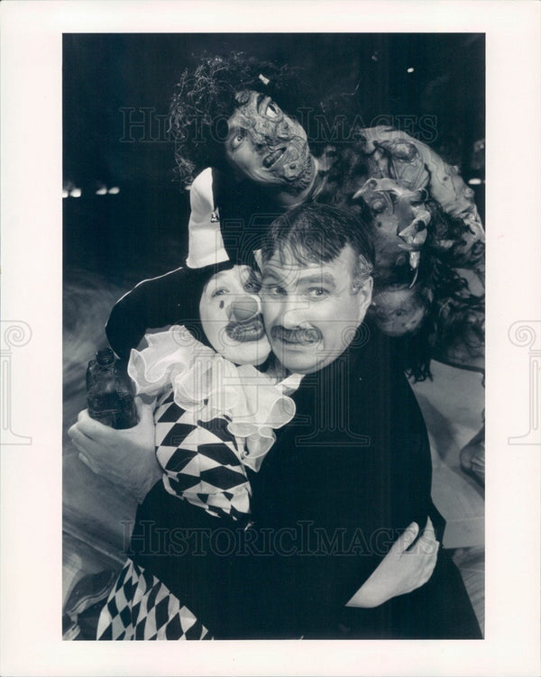 1993 Actors Maggie Carney, Kevin Theis, Ted Koch in The Tempest Press ...