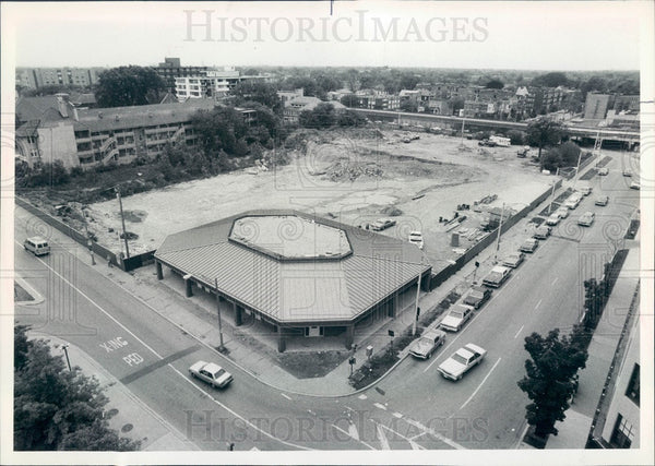 1981 Oak Park, Illinois Hemingway Square Construction Aerial View Pres ...