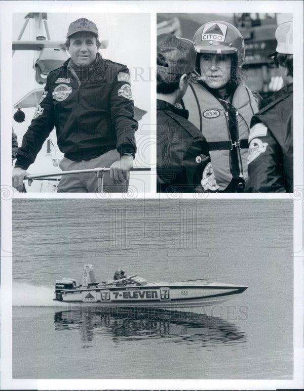 1984 US President Reagan's Son Michael & Newscaster Tom Jarriel Press ...