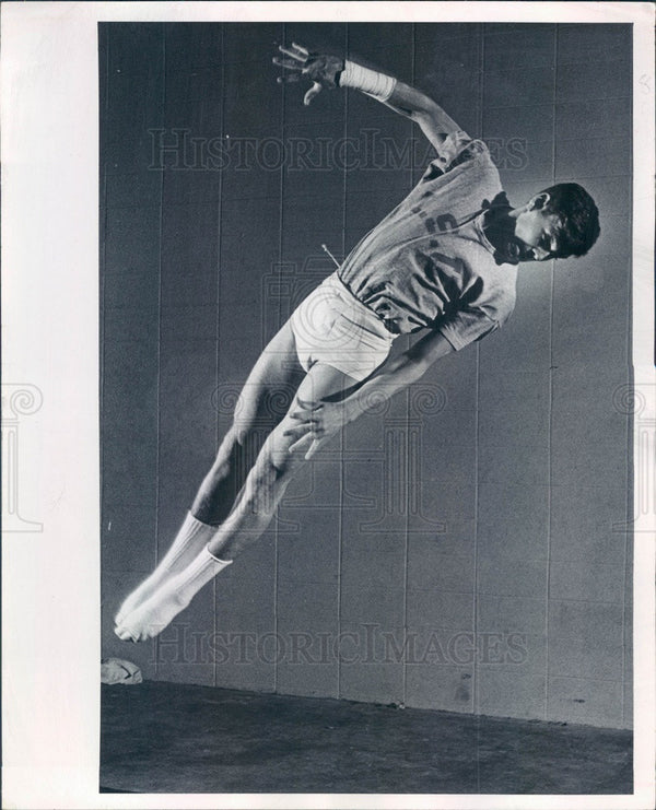 1970 Denver, Colorado Gymnast Mark Graham, CO State Champ Press Photo ...