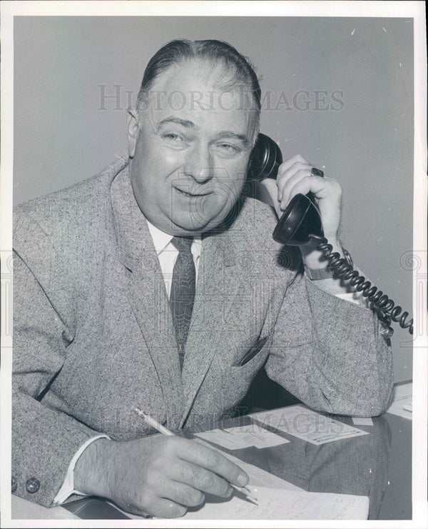 1961 Colorado Springs, CO Asst Police Chief Oren Boling Press Photo ...