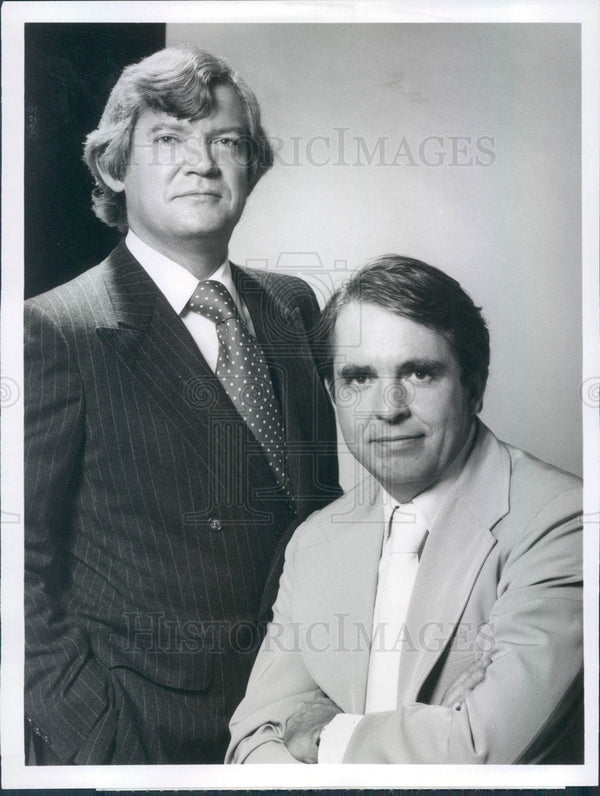 1978 Time Magazine Writer & Art Critic Robert Hughes & Harold Hayes Pr ...