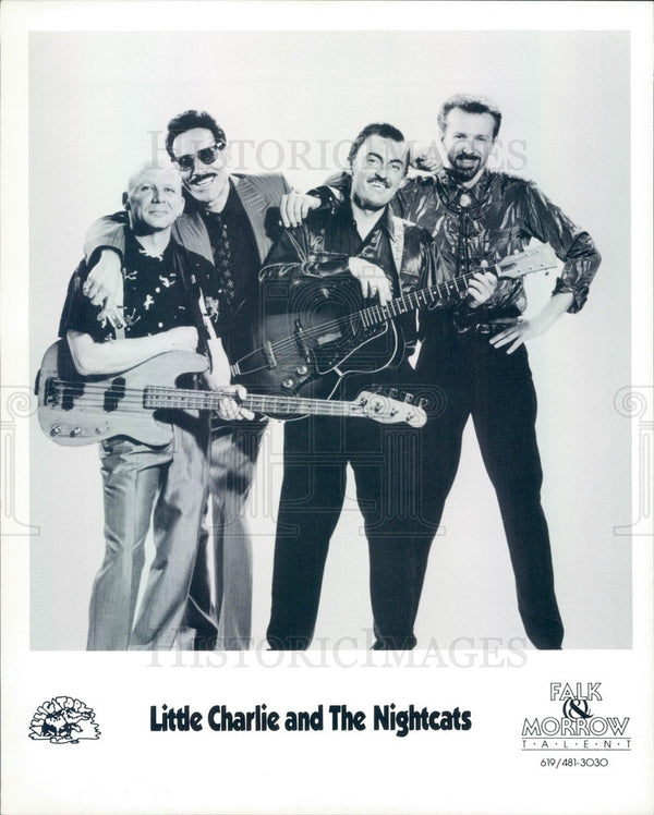 1993 American Blues/Jazz Band Little Charlie & The Nightcats Press Pho ...