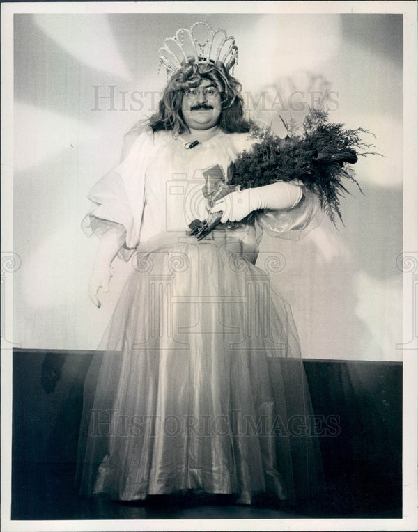 1975 American Actor & Radio Humorist Marshall Efron Press Photo ...