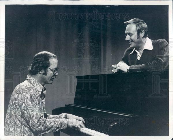 1975 Denver, Colorado TV Hosts Gene Dolph & Gene Johnson Press Photo ...