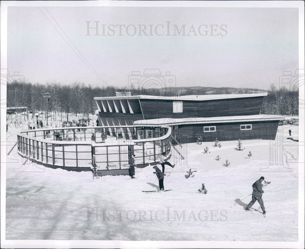 1957 Michigan, Boyne Mtn Ski Resort Press Photo - Historic Images