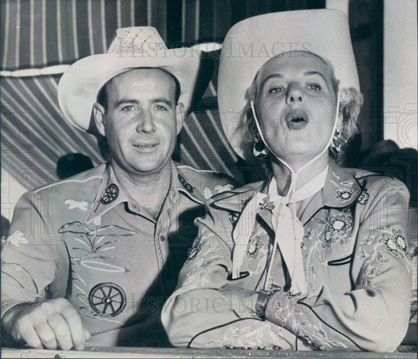 1954 Bobo Rockefeller, Estranged Wife of Winthrop Rockefeller Press Ph ...