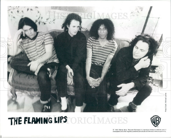 1993 American Alternative Rock Band The Flaming Lips Press Photo ...