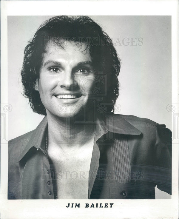 1977 Female Impersonator, Actor, Singer Jim Bailey Press Photo ...