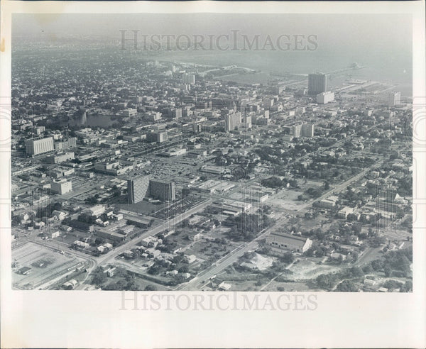 1976 St Petersburg, Florida Downtown Aerial View Press Photo - Historic ...