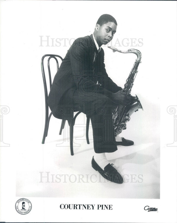 Undated British Jazz Musician, Saxophone Player Courtney Pine Press Ph ...