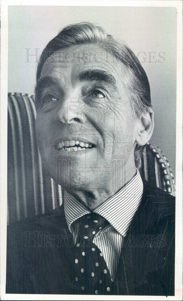 1975 American Hollywood Actor & Wall Street Authro Richard Ney Press P ...