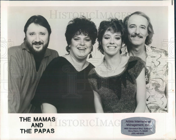 1986 American/Canadian Vocal Music Group The Mamas and the Papas Press ...