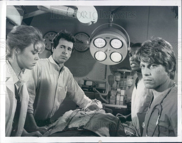 1983 TV Show Trauma Center Cast Press Photo - Historic Images