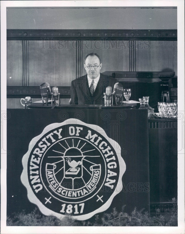 1960 Polio Vaccine Evaluation Center Director Dr. Thomas Francis Jr Pr ...