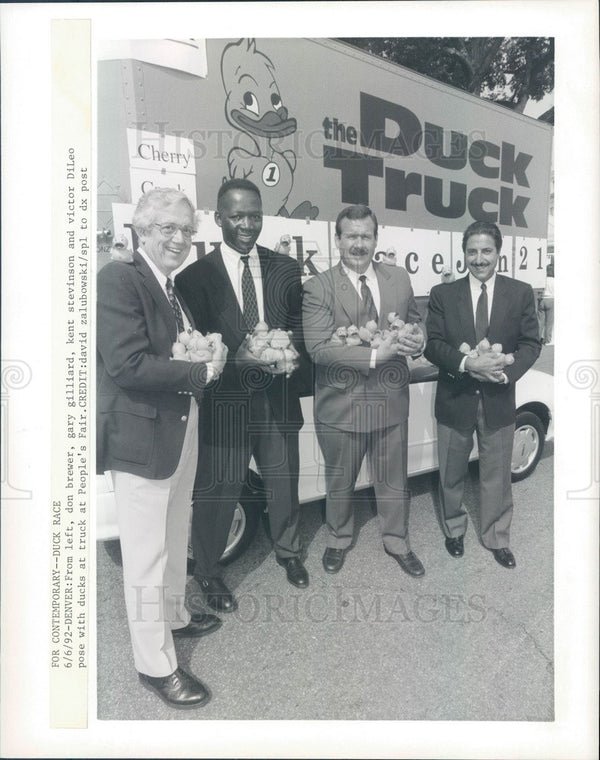 1992 Denver, Colorado Duck Race Promoters Don Brewer, Gary Gilliard Pr ...
