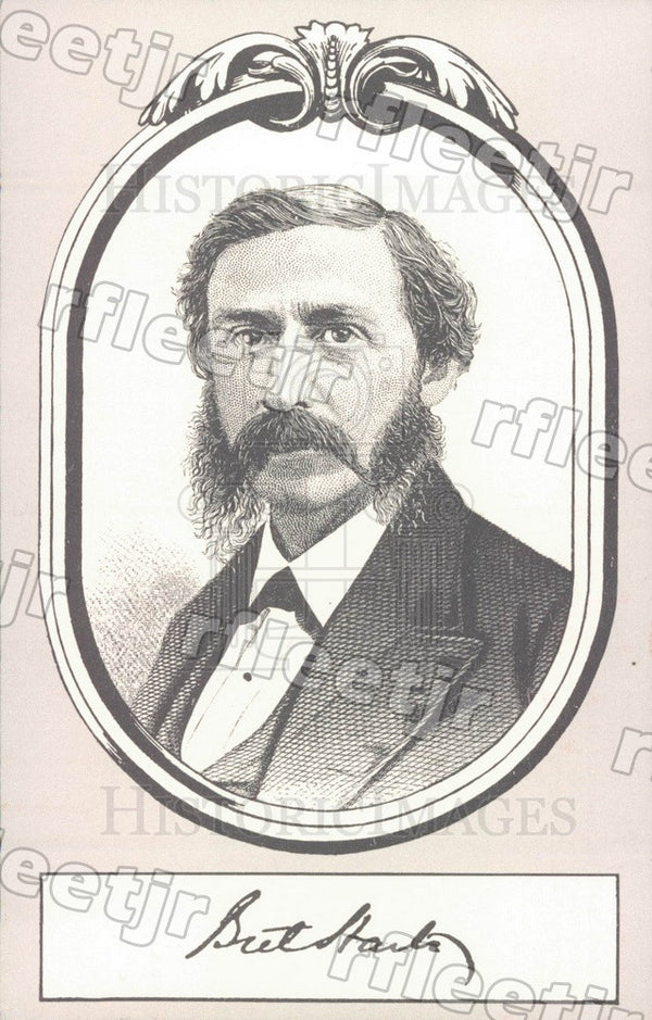 1968 American Author & Poet Francis Bret Harte Postcard ads33 ...