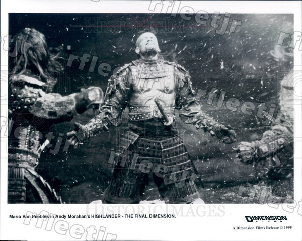 1995 Actor Mario Van Peebles in Film Highlander Press Photo adt555 ...