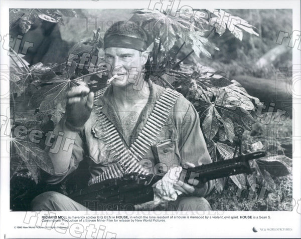 1986 American Actor Richard Moll in Film House Press Photo adu447 ...
