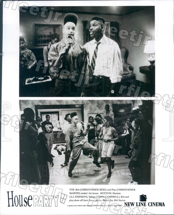 1989 Actors Christopher Reid, Christopher Martin, AJ Johnson Press Pho ...