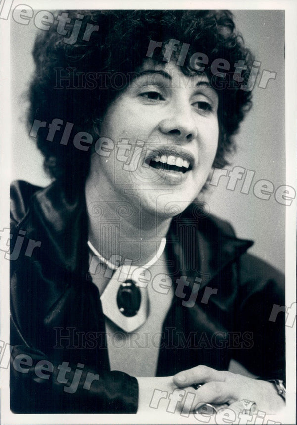 1979 Feminist Author, Psychotherapist Phyllis Chesler Press Photo adv1 ...