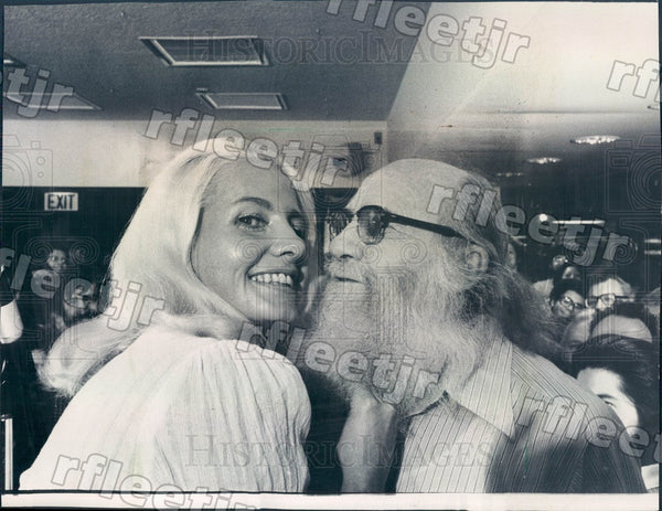 1975 Swedish Model Gunilla Knutsson, Noxzema Take It Off Girl Press Ph ...