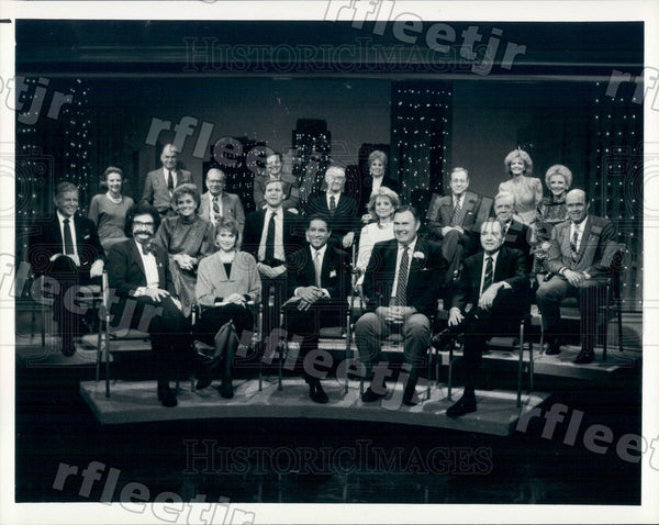 1986 NBC Today Show Anchors & Contributors Gene Shalit Press Photo adw ...